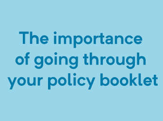Why is it important to go through your policy booklet? Check out our ...